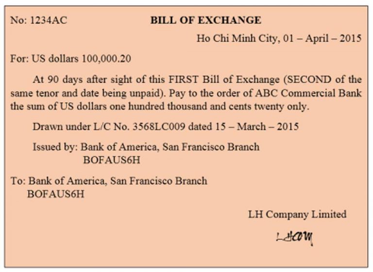 Bill Of Exchange là gì? Hối phiếu hoạt động như thế nào?